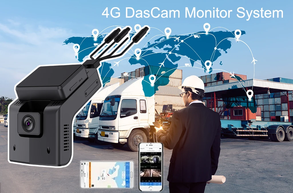 Vehicle DVR Ai Dashcam with Adas DMS 4G GPS WiFi Fleet Management ...