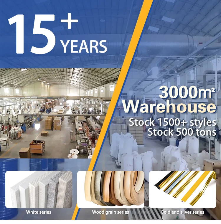 9mm 12mm 15mm U Shape PVC Strip - Eco-Friendly Decorative Banding