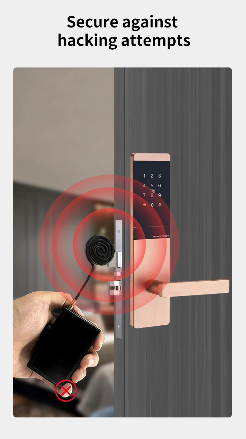 American Style Ttlock App Wifi Control Smart Lock Digital Fingerprint ...