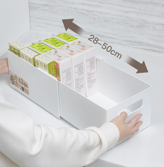 Plastic Retractable Expandable Home Cabinet Space Storage Expanding ...