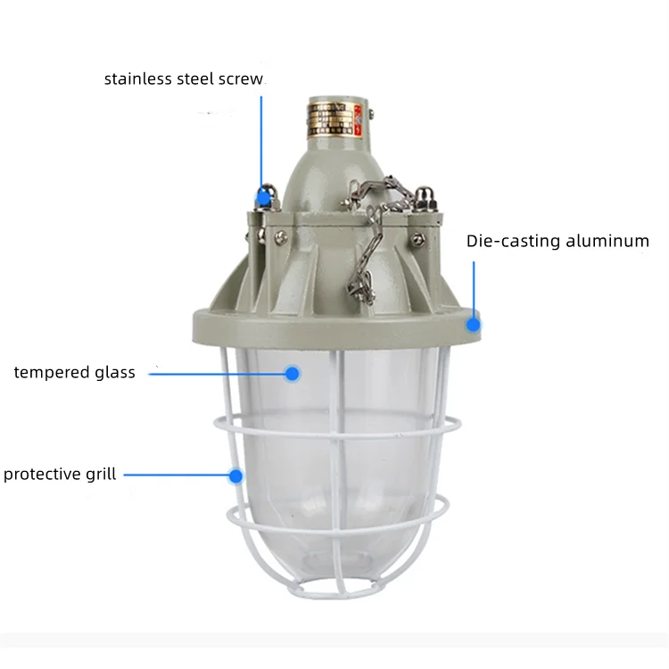 ATEX IP65 250W E27 Explosion Proof Led Lighting Solutions