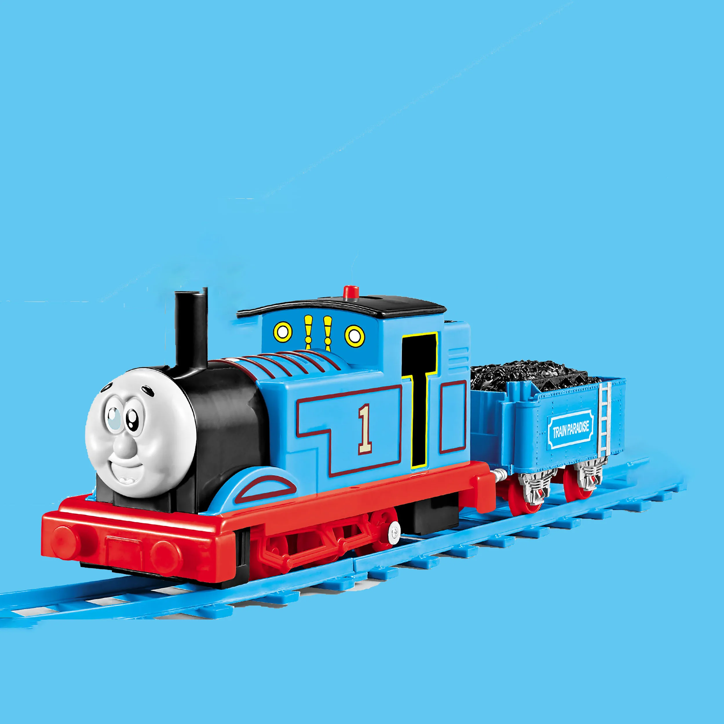 Have Fun Electric Rc Train Set Railway Water Injection Steam Smoke Toys ...