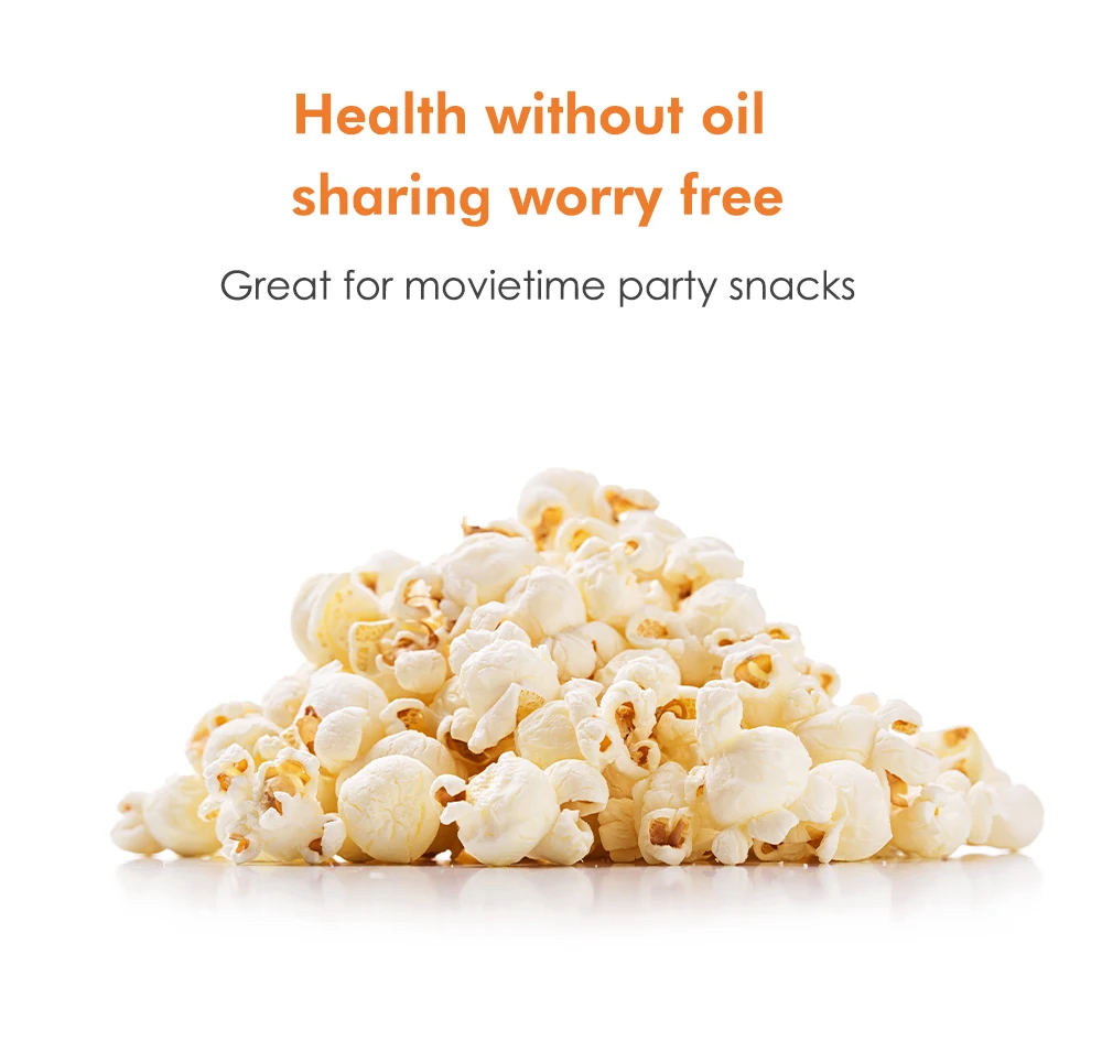 RAF 2L Electric Popcorn Machine - Fully Automatic Mini Popcorn Maker ...
