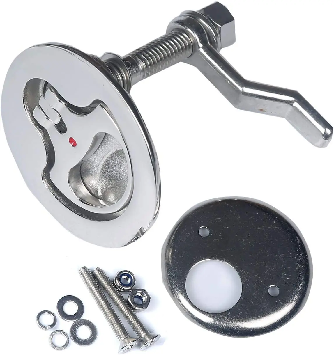 Zd Marine Stainless Steel Slam Latch Handle Flush Pull Lock For Boats & Oem