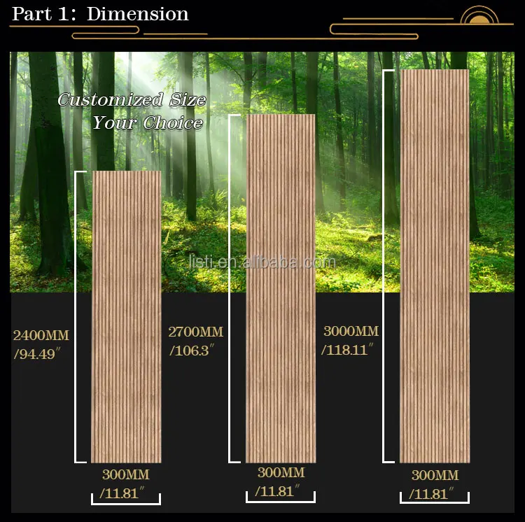 Flexible Pole Wrap Wainscoting Wall Cladding Paneling 2400X300Mm Home ...