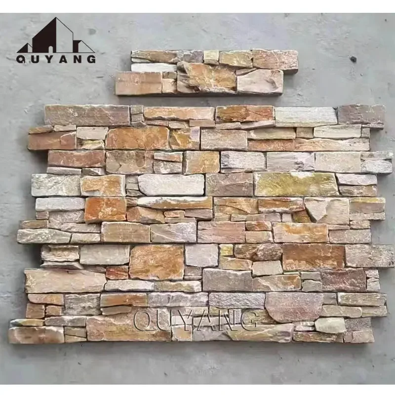 QUYANG Decorative House Exterior Wall Cladding Irregular Natural ...