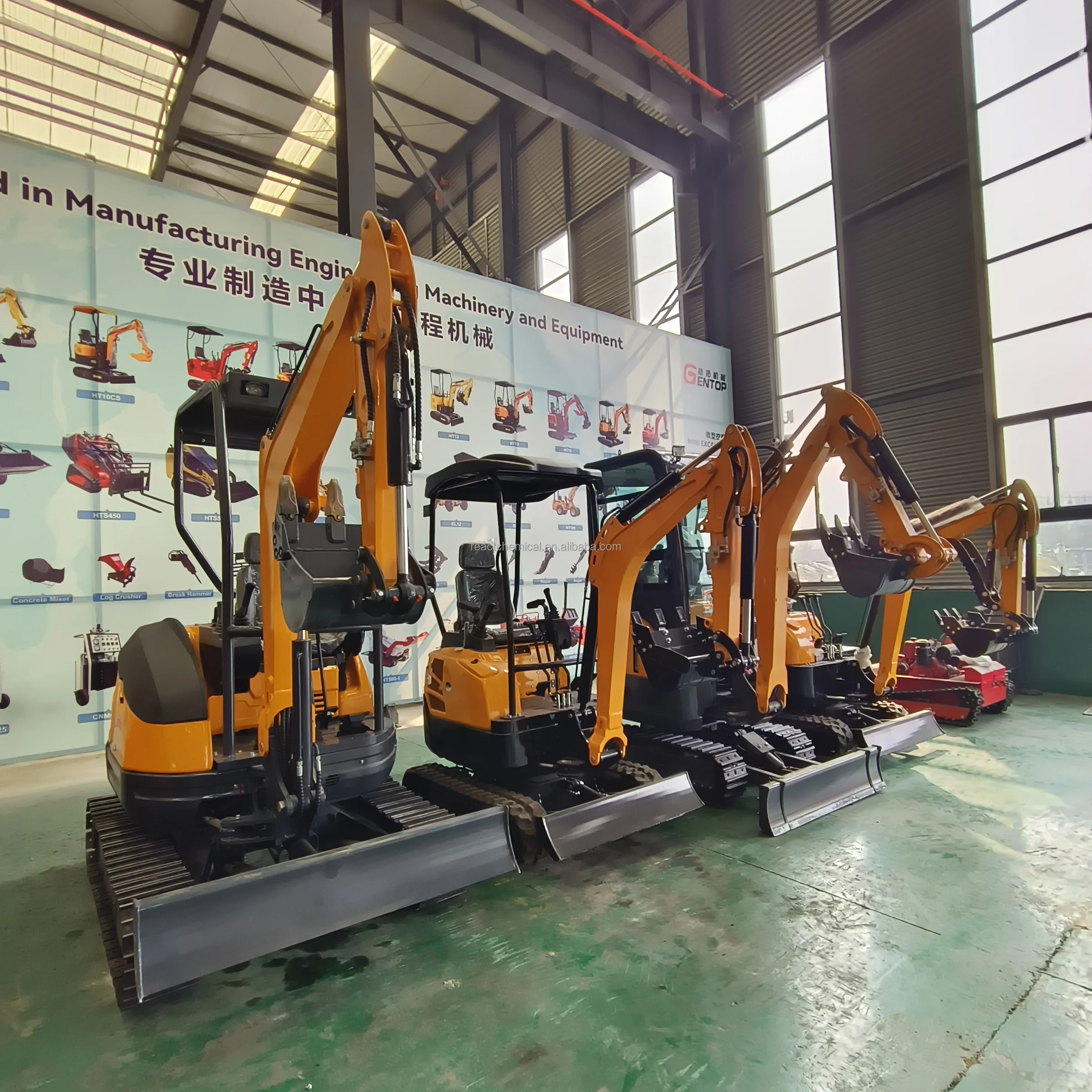 2000kg Epa/euro5 China Mini Crawler Excavator Machine Hydraulic Diesel ...