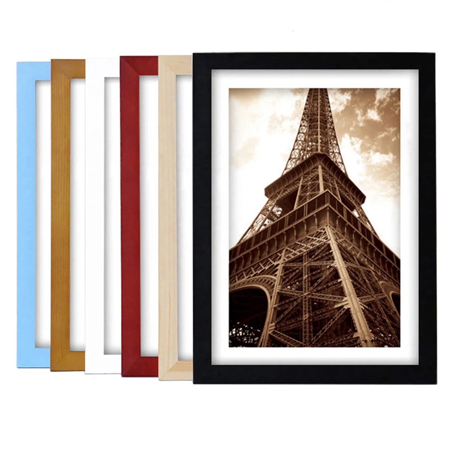 Custom Wholesale Desktop Decoration Square Picture Frame Solid Wood ...