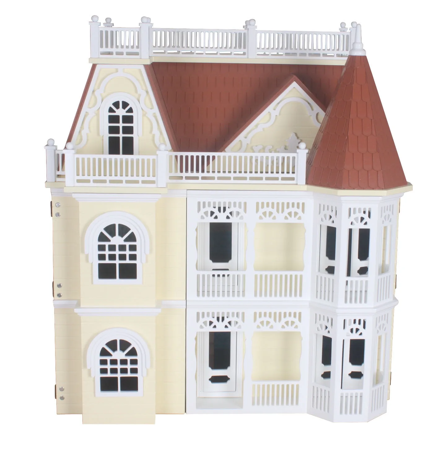 Luxury Villa Toy House - Premium Wooden Role-Playing Doll