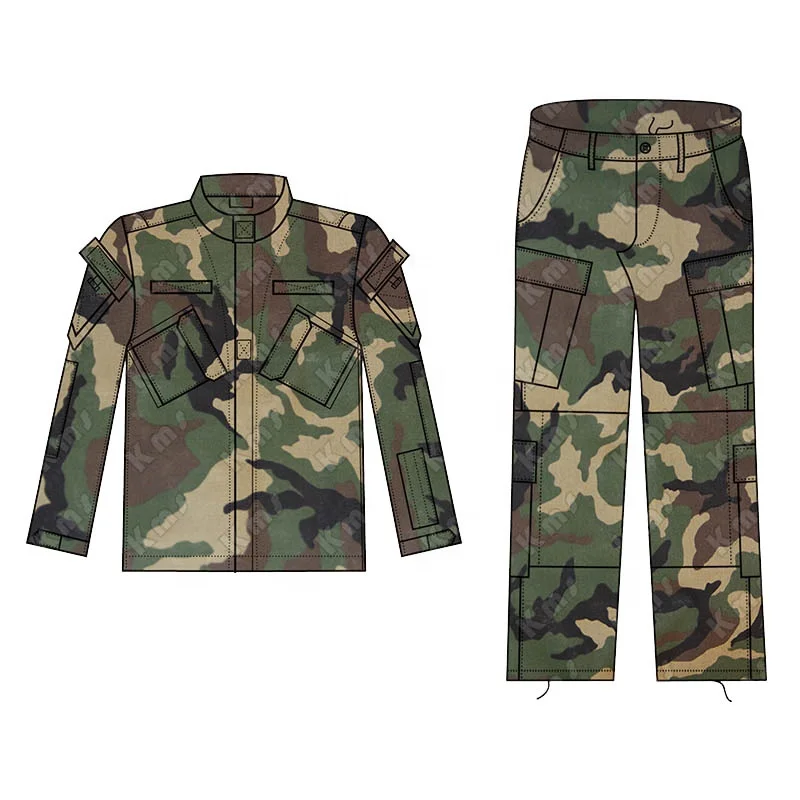 KMS Outdoor Training Uniform Set Camo Suit Camouflage Tactical Clothing ...