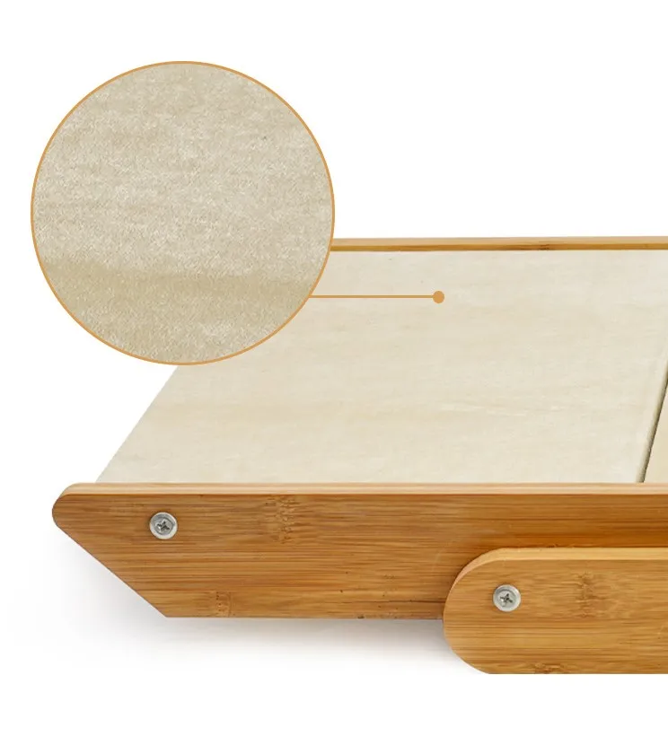 Bamboo Wood Foldable Dog Stairs & Ramp - Buy Dog Stairs,Foldable Dog ...