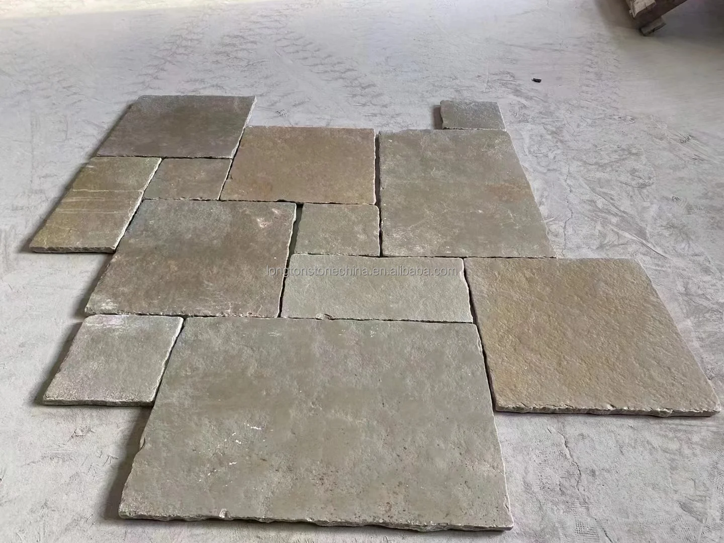 Classic French Pattern Limestone Paving Stones for Gardens