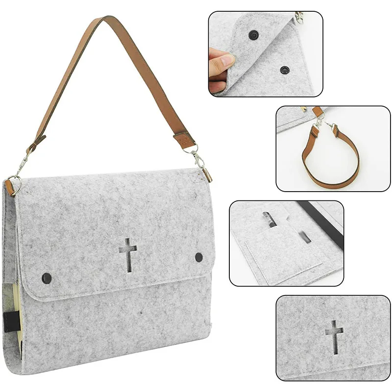 Bible Cover Bag - Unique Organizer for Christian Carrying