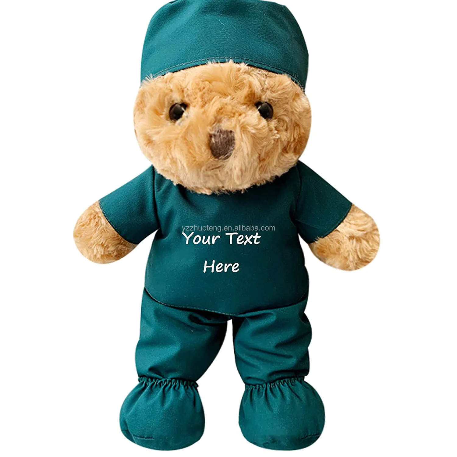 Custom Stuffed Doctor Nurse Teddy Bear with Stethoscope