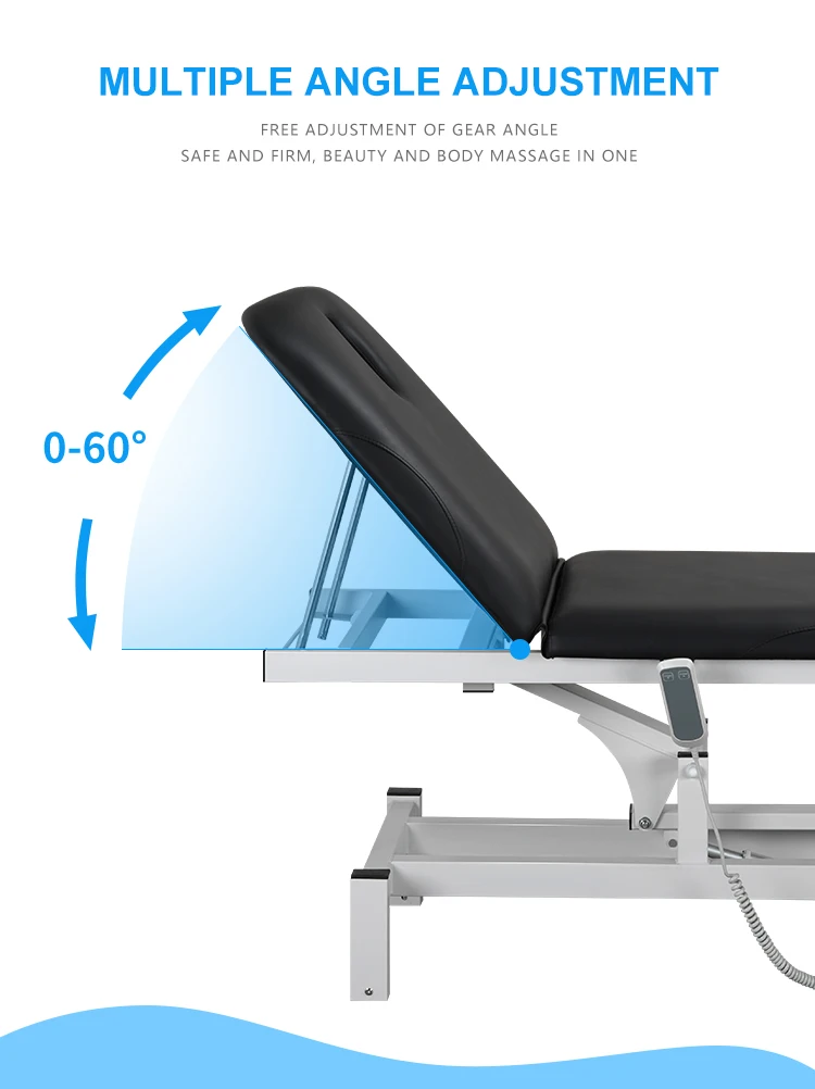 Electric Height Adjustable Table Massage Bed Treatment Table Spa ...