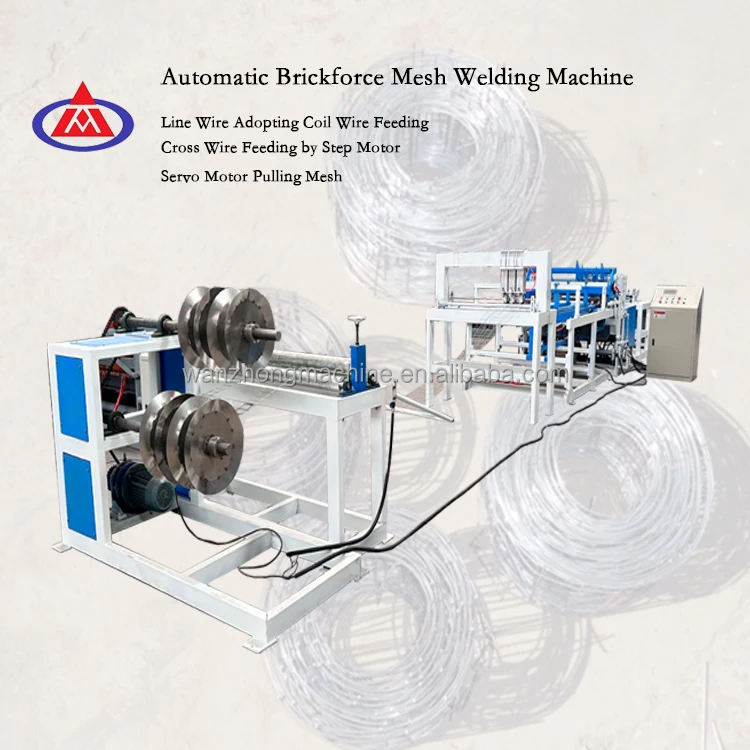 Automatic Brick Force Steel Wire Mesh Welded Machine with Good Quality ...