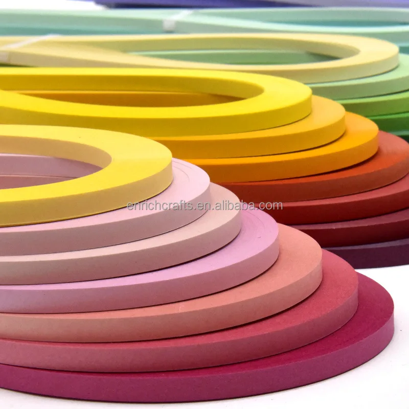 Single Pack of 50 Colors Quilling Paper for DIY Crafts