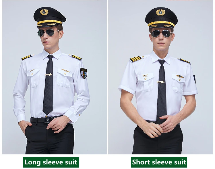 Aviation Flight Attendant Captain Pilot Uniforms