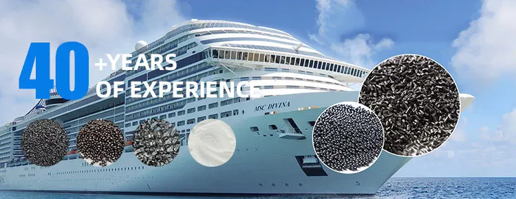 Descaling Gp Sae Steel Grit G16 G18 G25 G40 G50 Steel Grit For Blasting ...