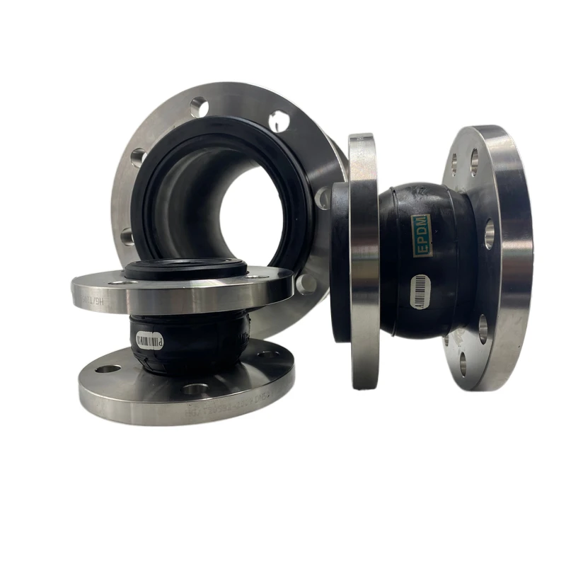 Single Sphere Flange Type Flexible Rubber Soft Expansion Joint Coupling ...