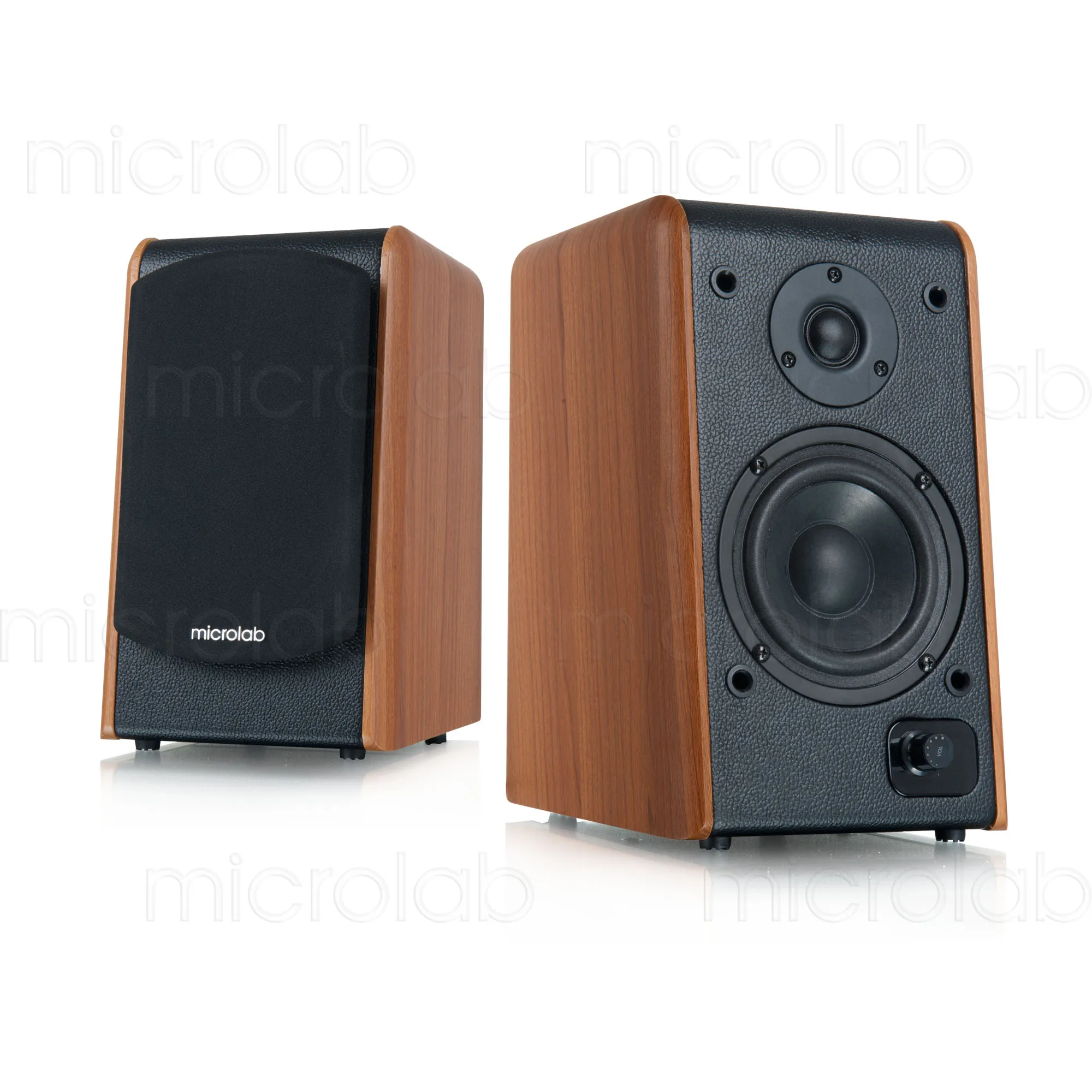Microlab Stereo Bookshelf Speaker B77BT with Bluetooth