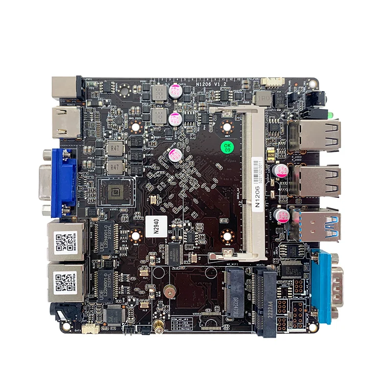 Mini Itx X86 Motherboard HM55 HM65 HM86 for Intel Core I3 I5 I7