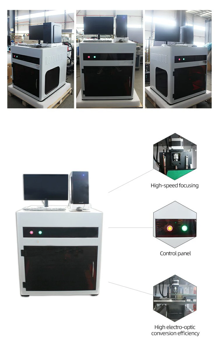 New Mini 3d Printer Photo Crystal 3d Laser 60w 80w Mini Laser Engraving ...