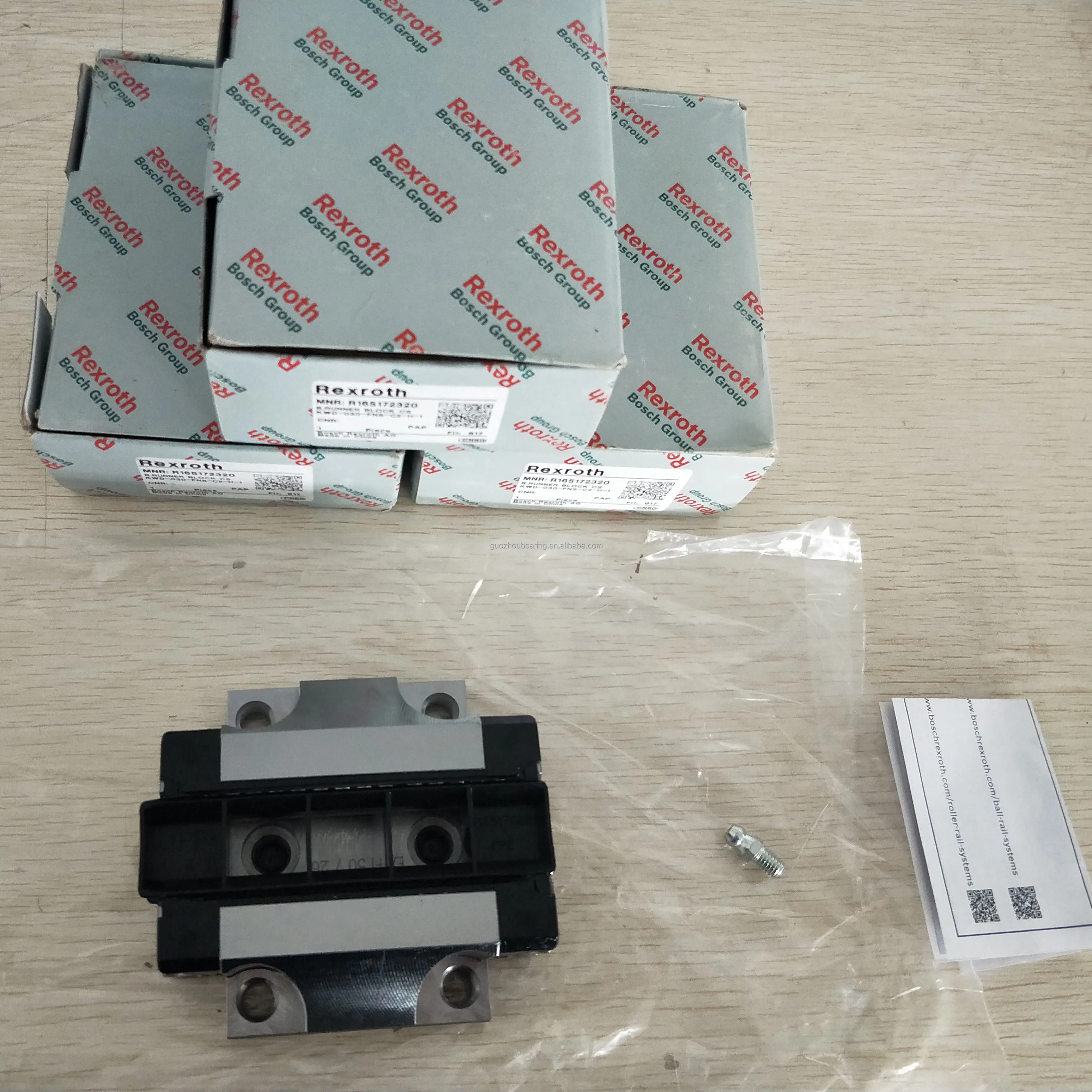 Rexroth Linear Guide Block R165172320 - High Precision CNC Parts