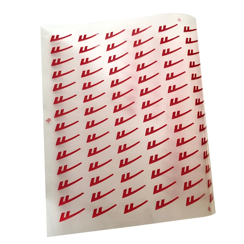 Custom 3D Raised Effect Brand Logo on Heat Transfer Stickers