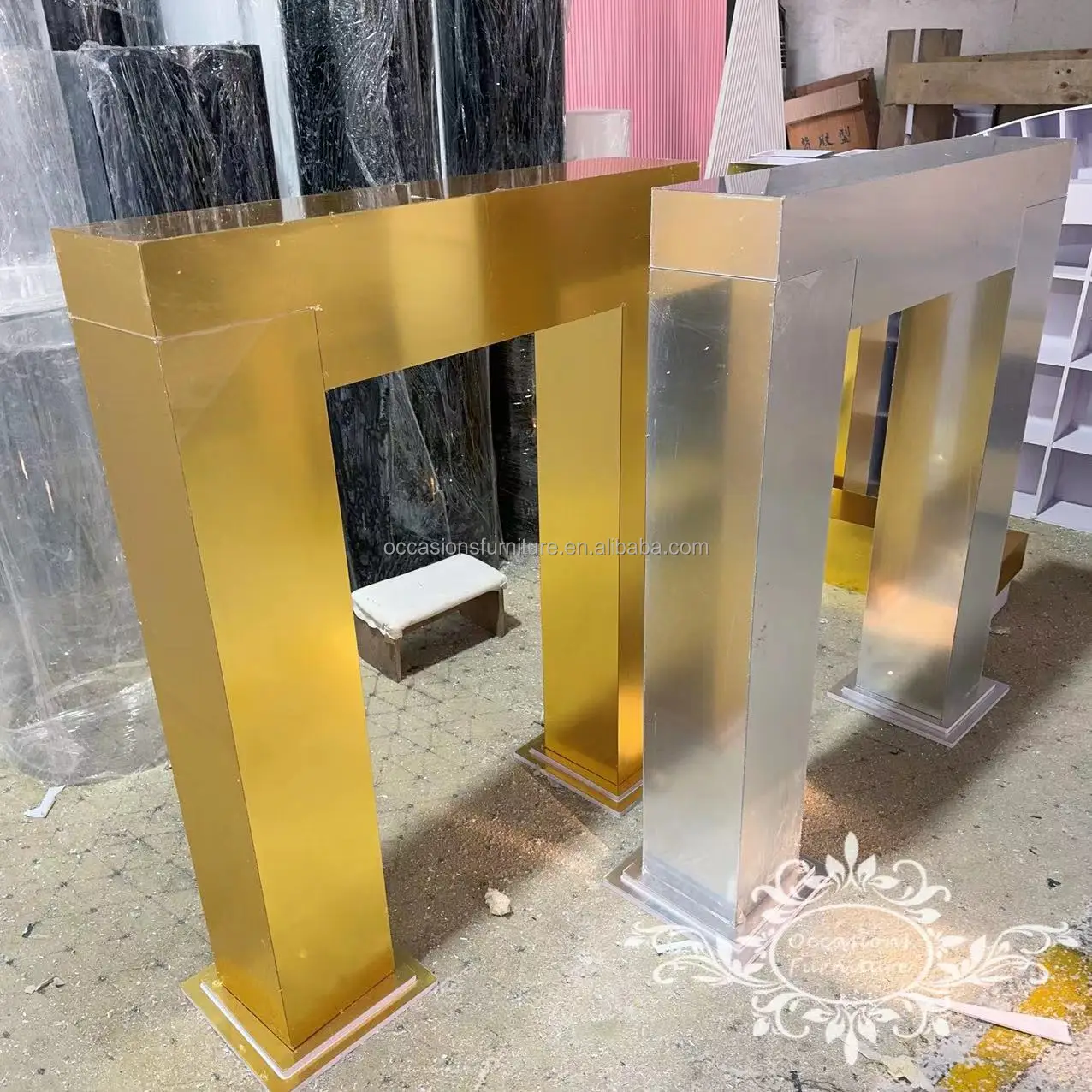 PVC Acrylic Mirror Centerpiece Table Top Stands| Alibaba.com