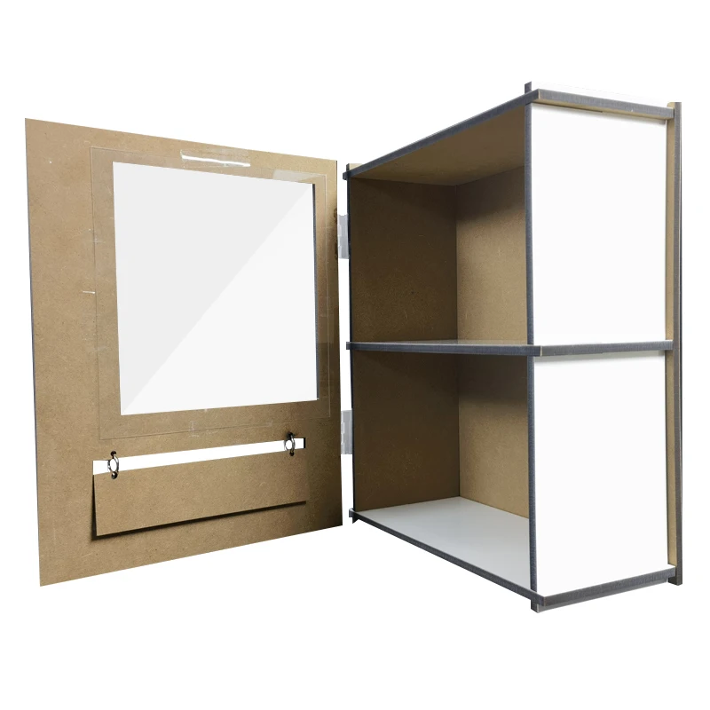 Custom Printable Mdf Gift Box Storage Cabinet Blank Sublimation Wooden ...