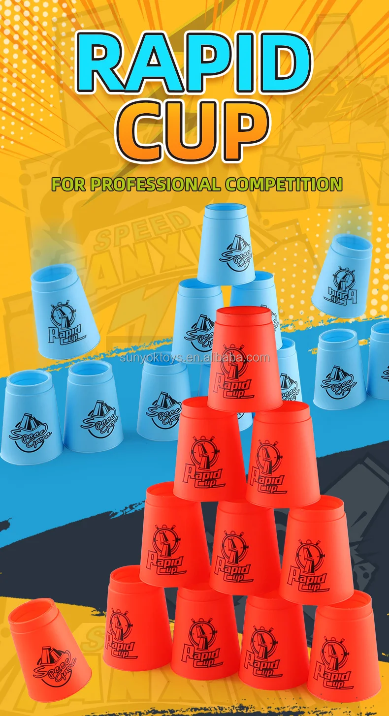 Speed Stacking Cups - Fun & Educational Game for All Ages
