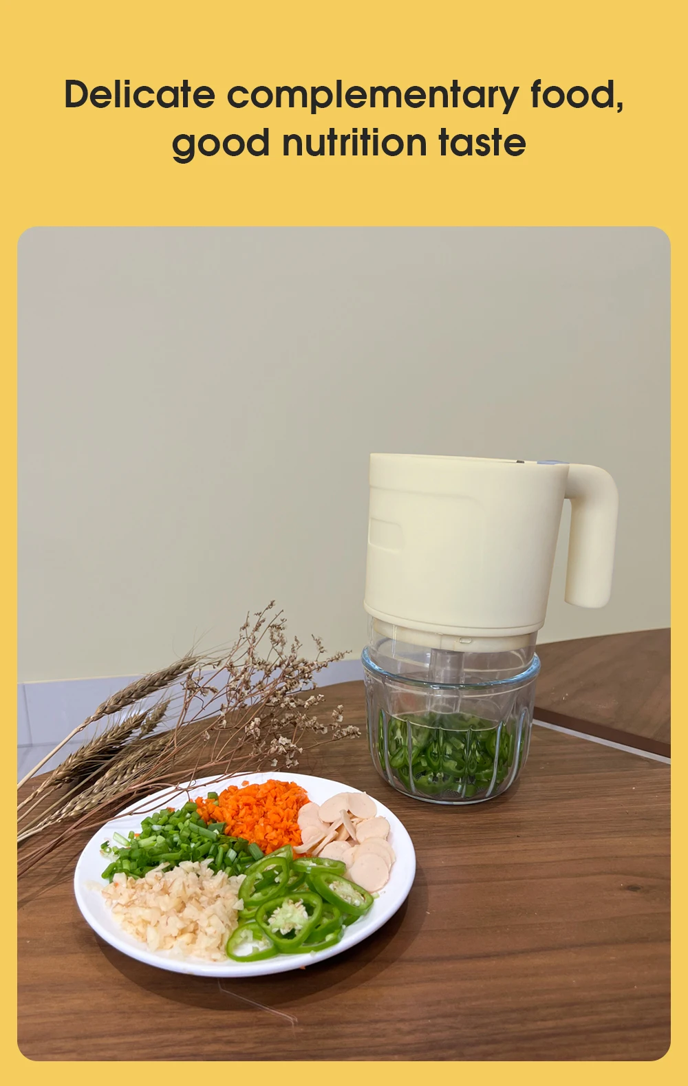 Wholesale High Quality Multifunctional Hand Held Food Processor 5 in 1