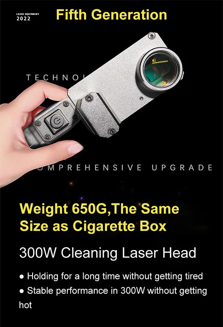 50w 100w 200w Tpc-200w Backpack Handheld Pulsed Laser Lazer Cleaning ...