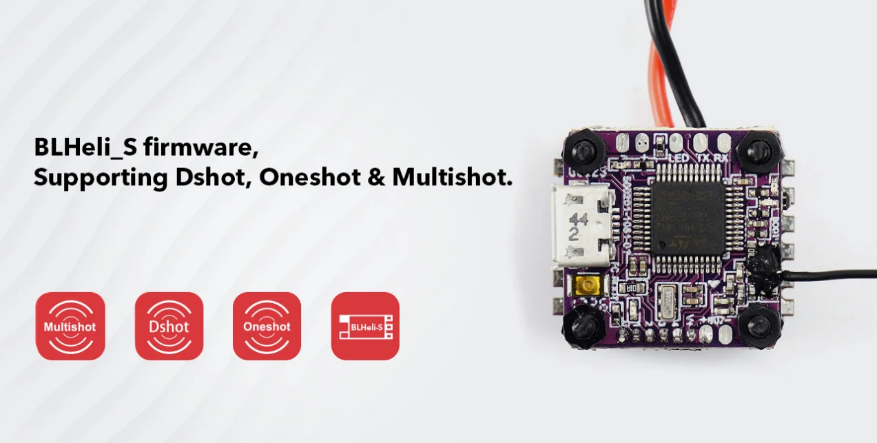 Flycolor Raptor Micro Tower 4a Flight Controller 4 In 1 4a Esc Blheli-s ...