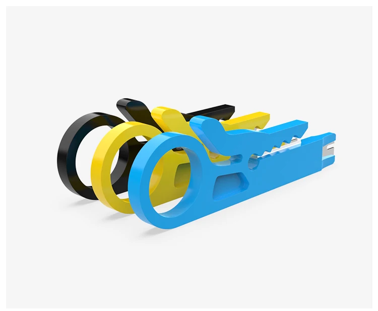 Small Yellow Tool Hand Cable Stripper - Mini Wire Cutter