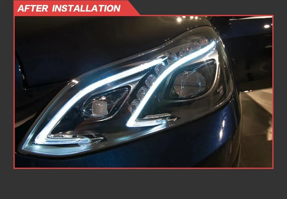 W212 Upgrade Headlights LED for Benz 2009-2016 E200 E260 E300