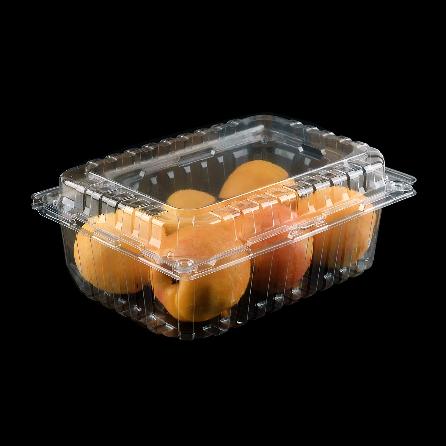 Custom Clamshell Clear Plastic Food Container Disposable Square ...