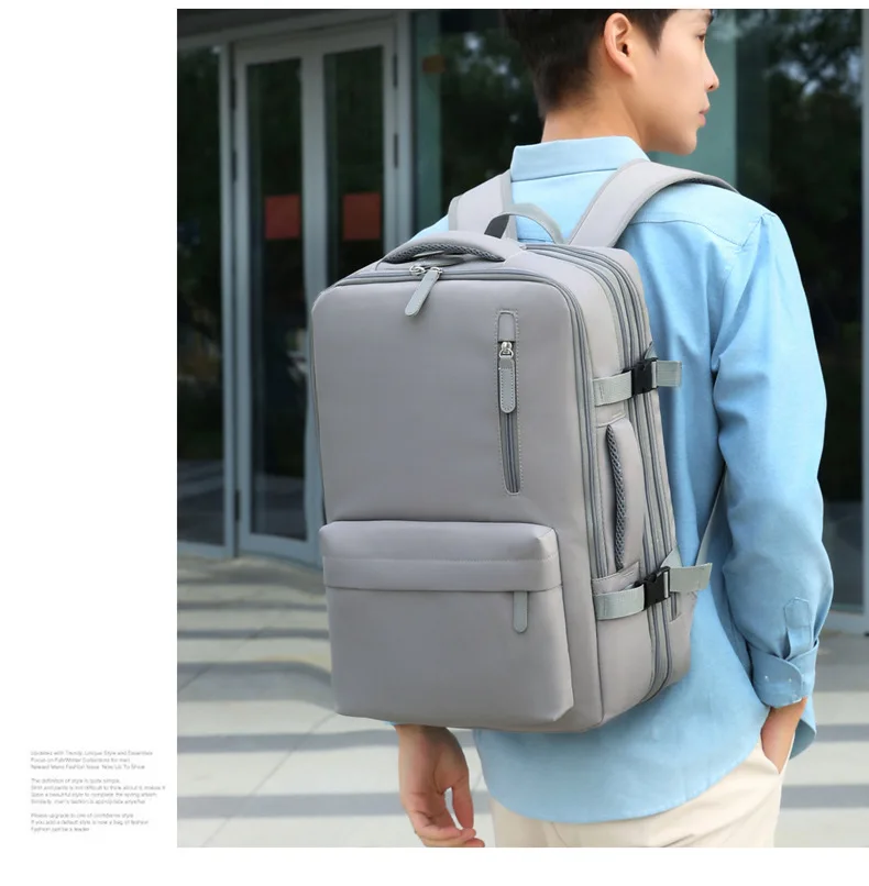 Suitcase Style Backpack - 35L Expansion Capacity for Travel