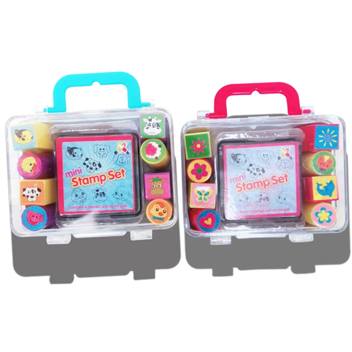 Funwood Gqc Educational Custom Patterns Kids Rubber Stamp Set,Plastic ...