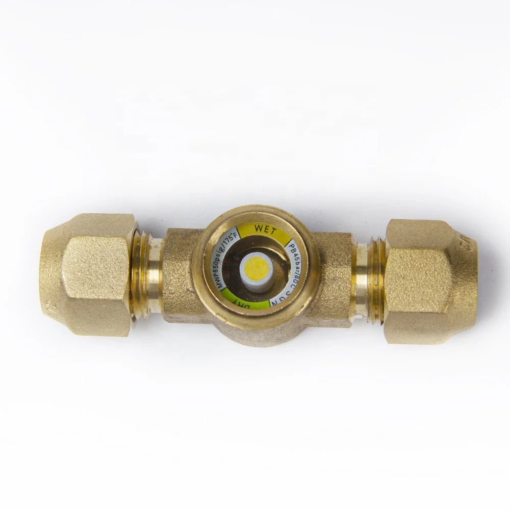 HVAC AC Liquid Line SIGHT GLASS W/MOISTURE INDICATOR with separate ...
