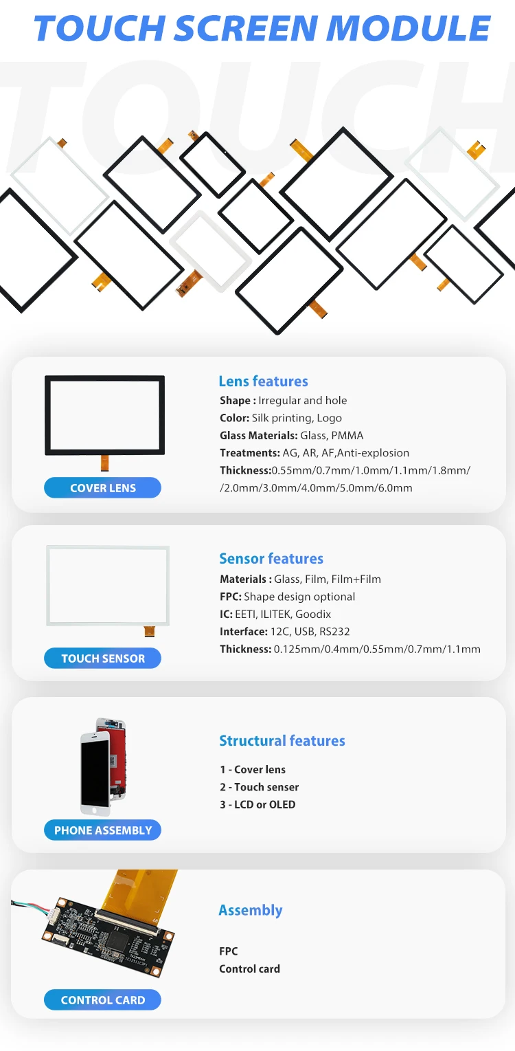 Wholesale ILITEK 2511 Black Color Touch Controller Board 19"