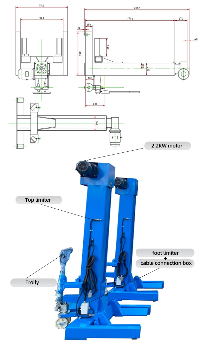 Australia Screw Drive Truck Lift - Heavy Duty Vehicle Lift