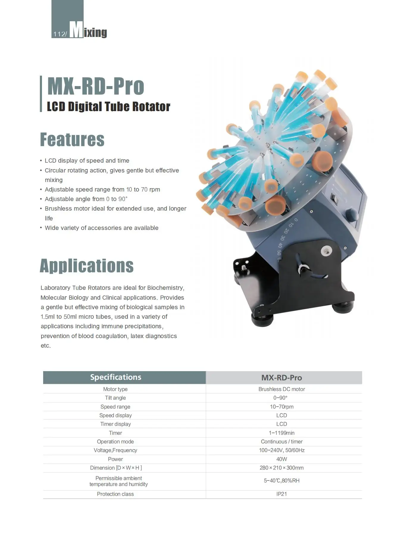 Blood Roller Mixer For Laboratory Blood Sample Swing Roller Mixer ...