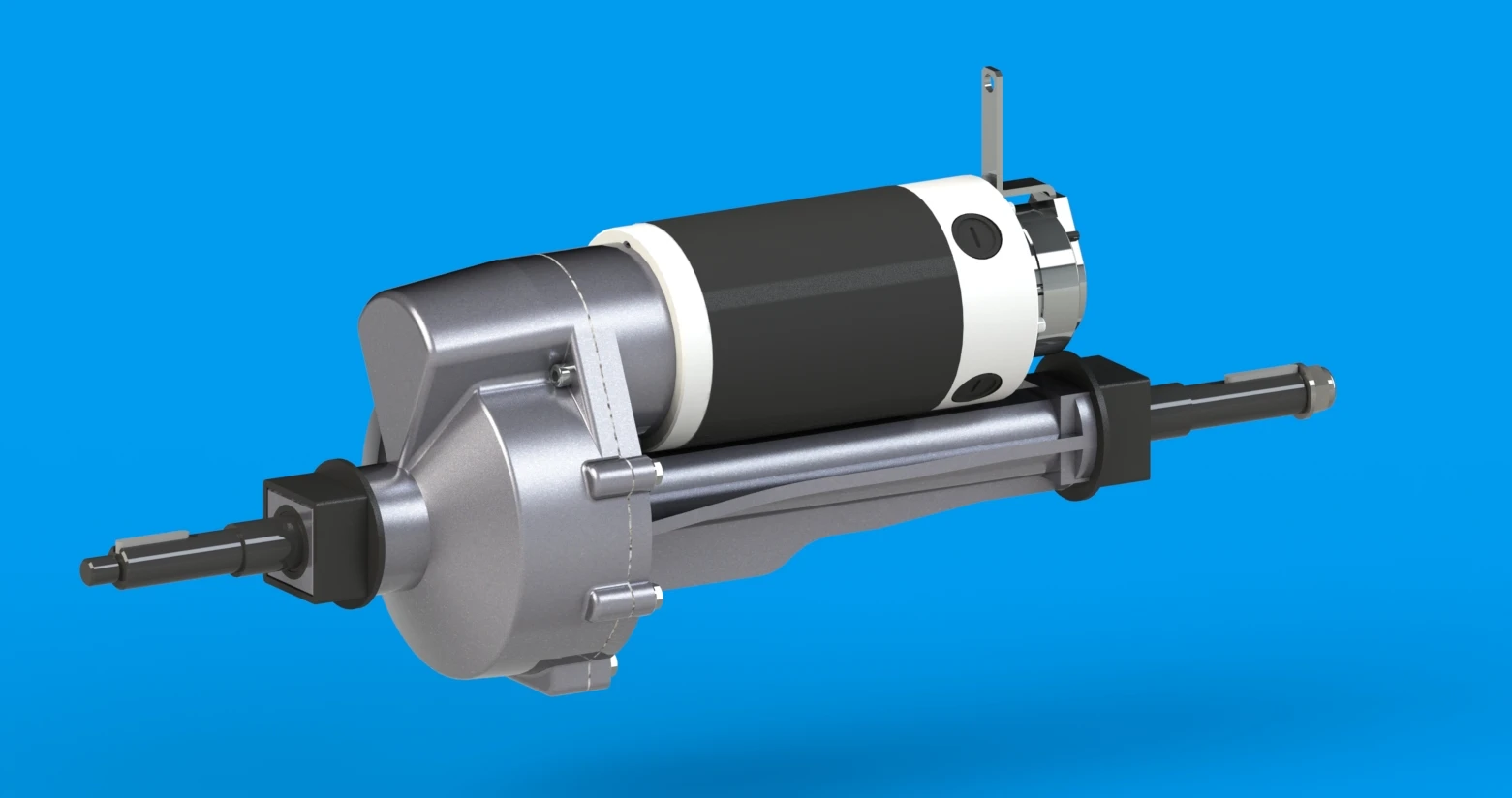 TRANSAXLE WITH 24V 800W MOTOR - High Performance Gearbox
