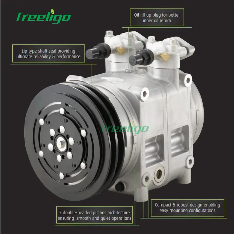 TM65 Bus Air Compressor for MAN Valeo AC Compressor Engines