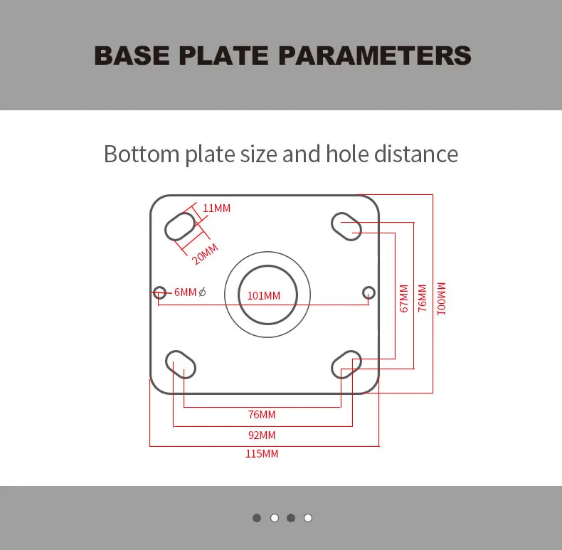 8inch TPR Conductive Wheel SUS 304 Stainless Steel Anti-Static Caster ...