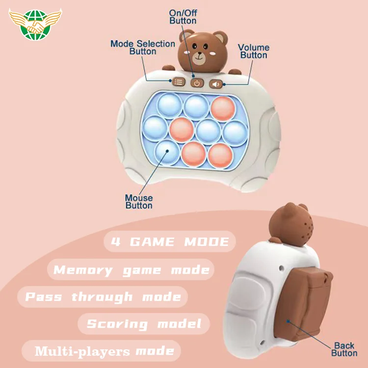 Battery Operated Fast Push Puzzle Game Toy Quick Push Memory Games ...