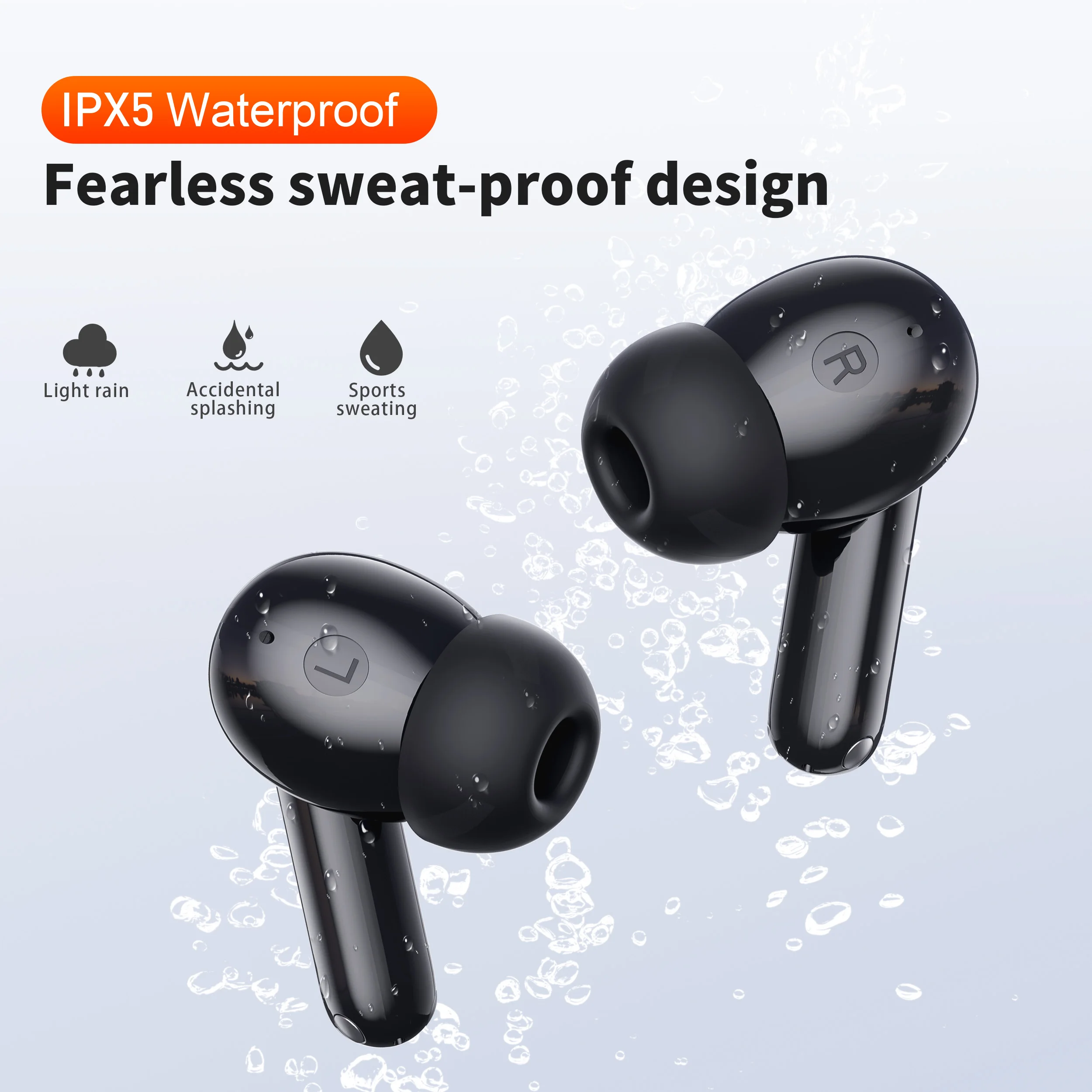 QERE E50 TWS Headphones - Superior Sound & Noise Cancellation