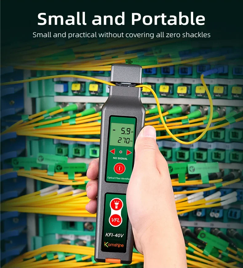 Optical Fiber Identifier with Fiber Visual Fault Locator